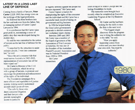 University Of Queensland Graduate Contact: Latest In A Long Last Line ...